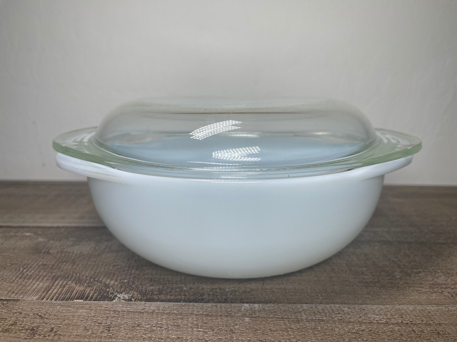 Pyrex 11/2 QT 023 White Bowl With Lid 683-C 8 - Etsy