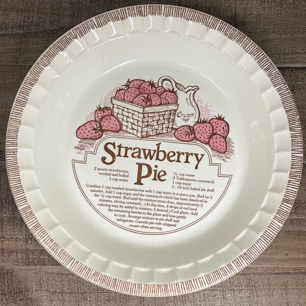 Country Harvest Pie Plates