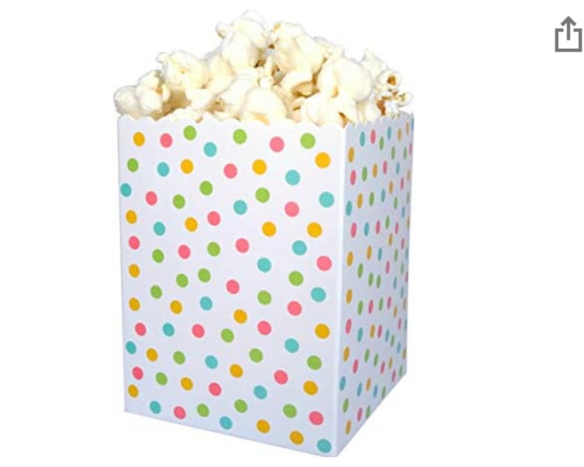 Mini Popcorn Box Popcorn Box mini Party Box Mini Box of Sweets Mini ...