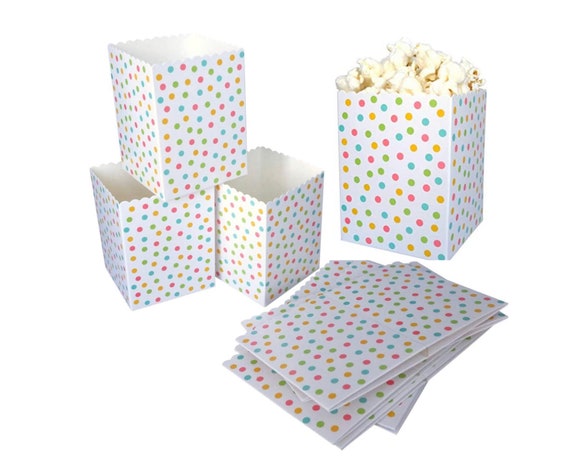 Mini Popcorn Box Popcorn Box mini Party Box Mini Box of - Etsy