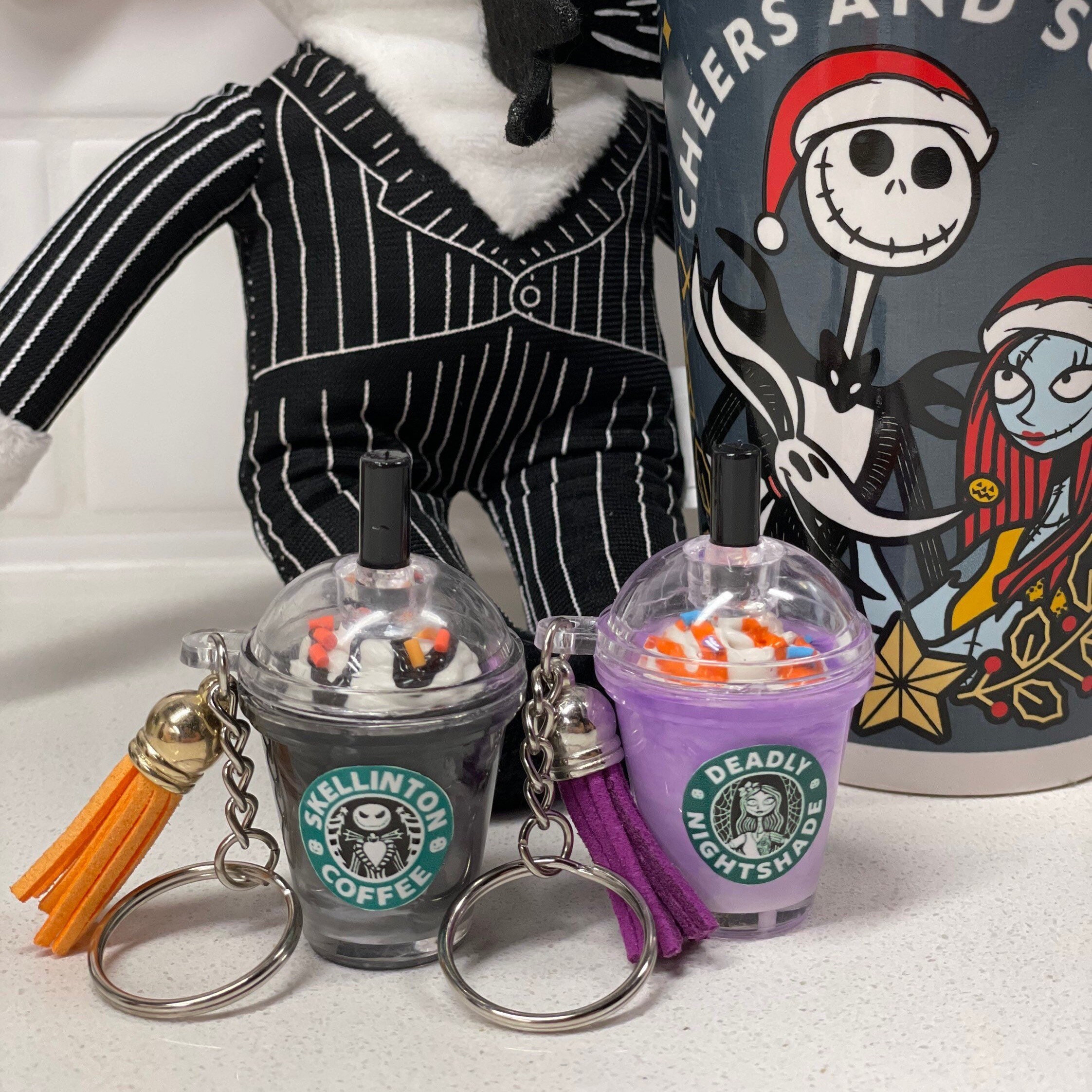 Nightmare Before Christmas Keychain - Etsy