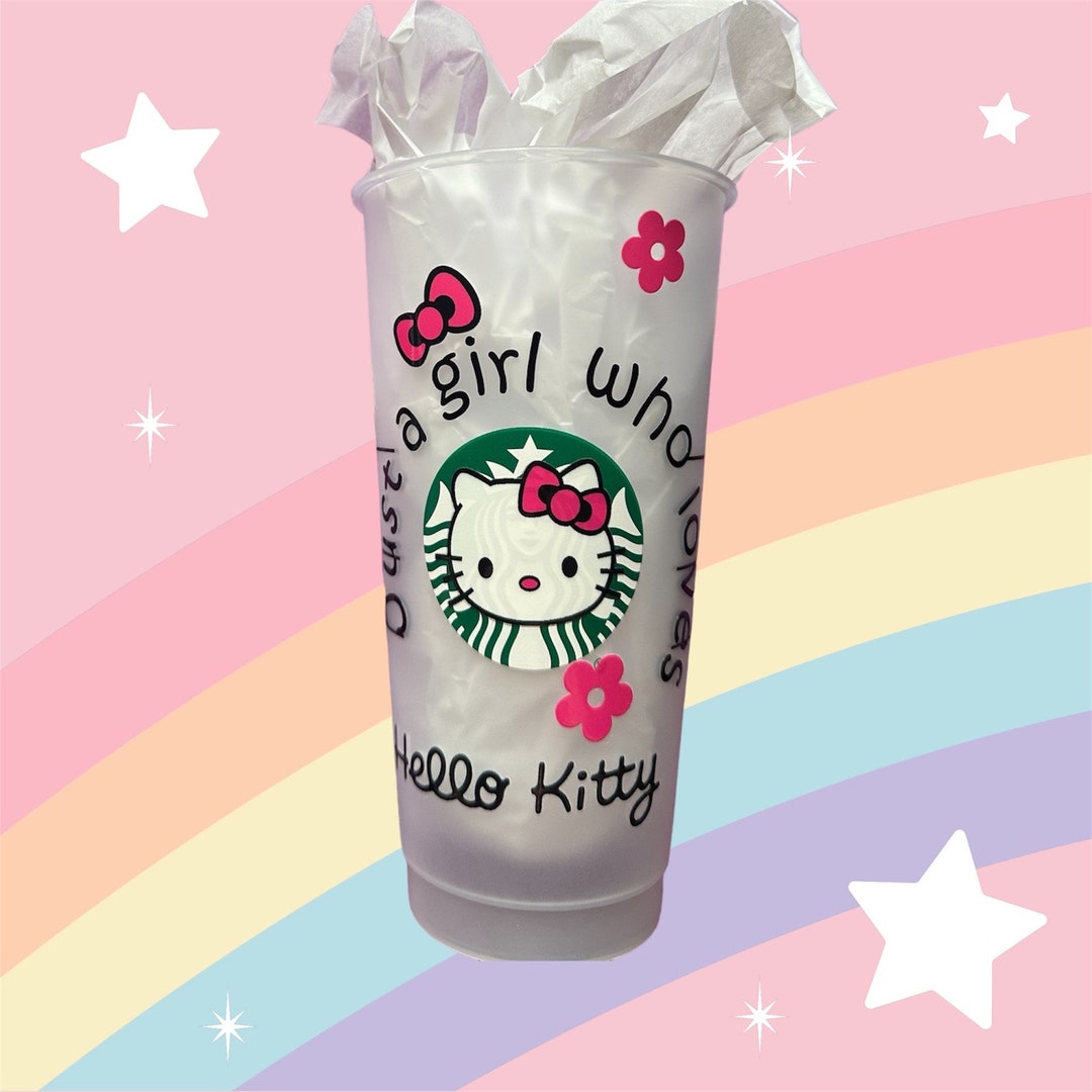 Hello Kitty Starbucks 24oz Cup - Etsy