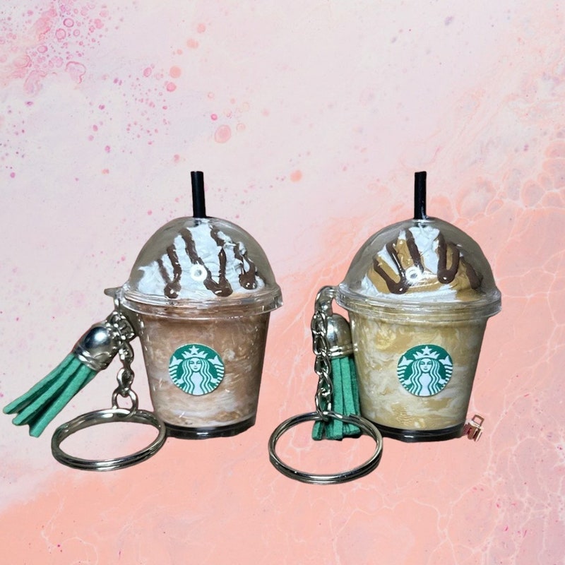 Starbucks Key Chain - Etsy