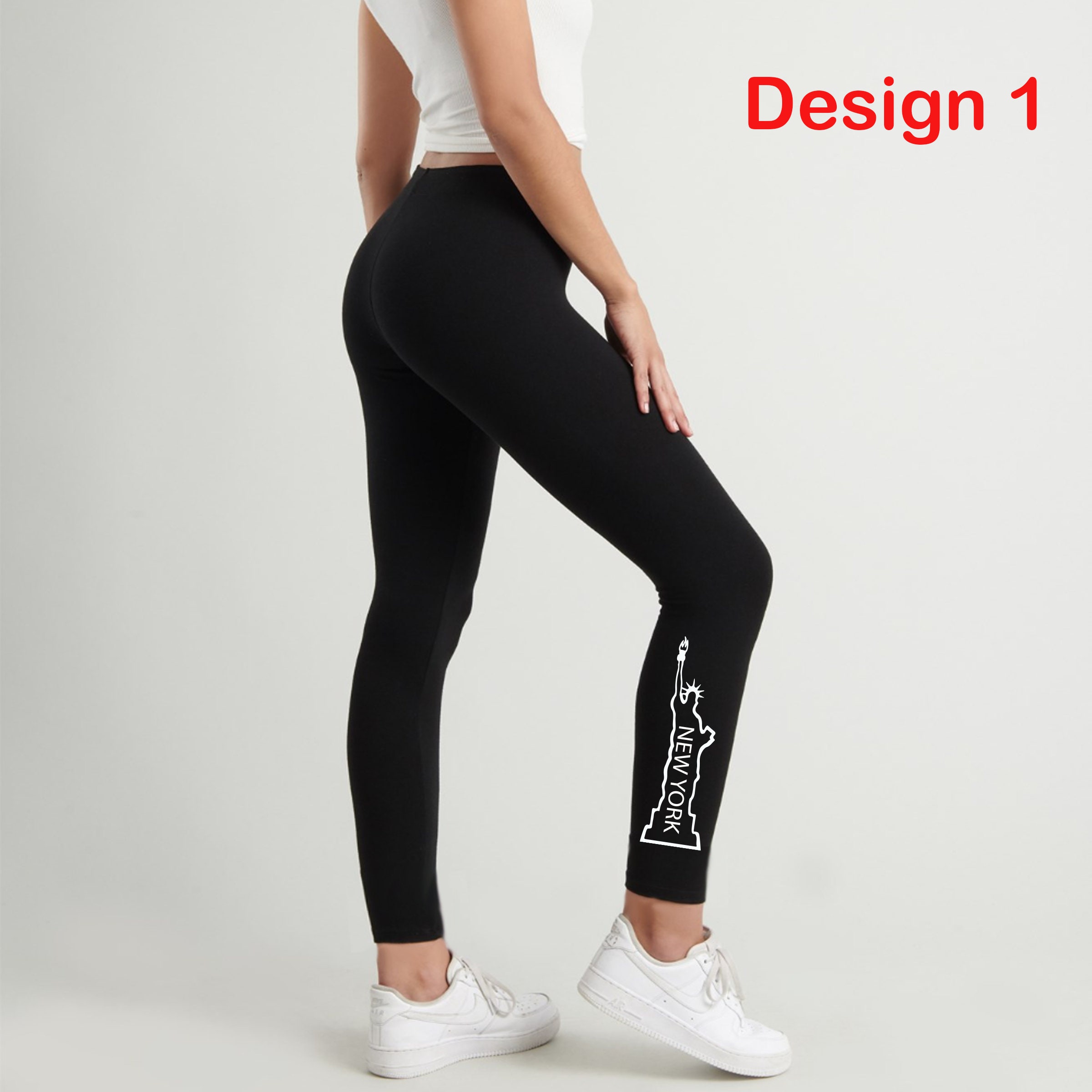 Custom Leggings New York Leggings Newyork Custom Leggings - Etsy