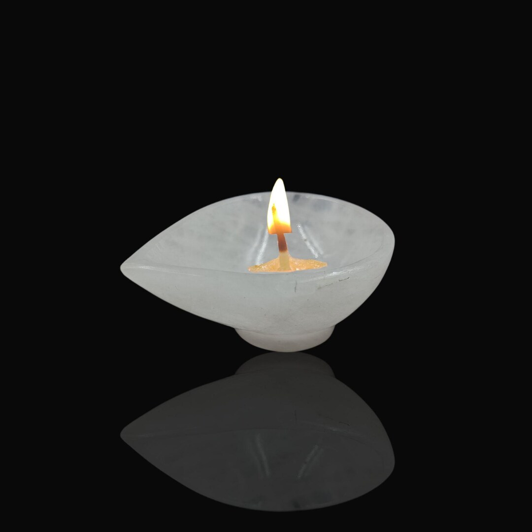 Natural White Quartz Lamp Natural Crystal Table Lamp, Healing Stone ...