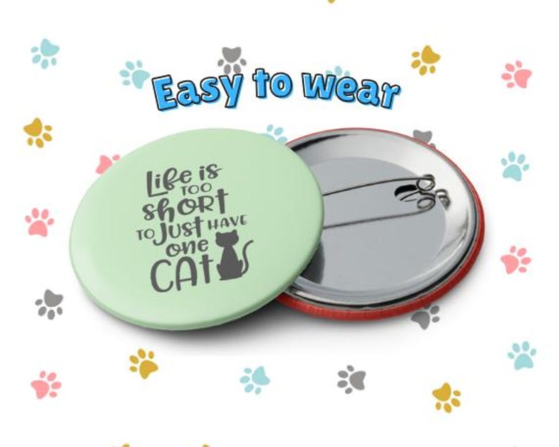 Love of Cats Button Set - Etsy