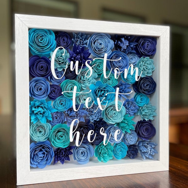 Flower Shadow Box - Etsy