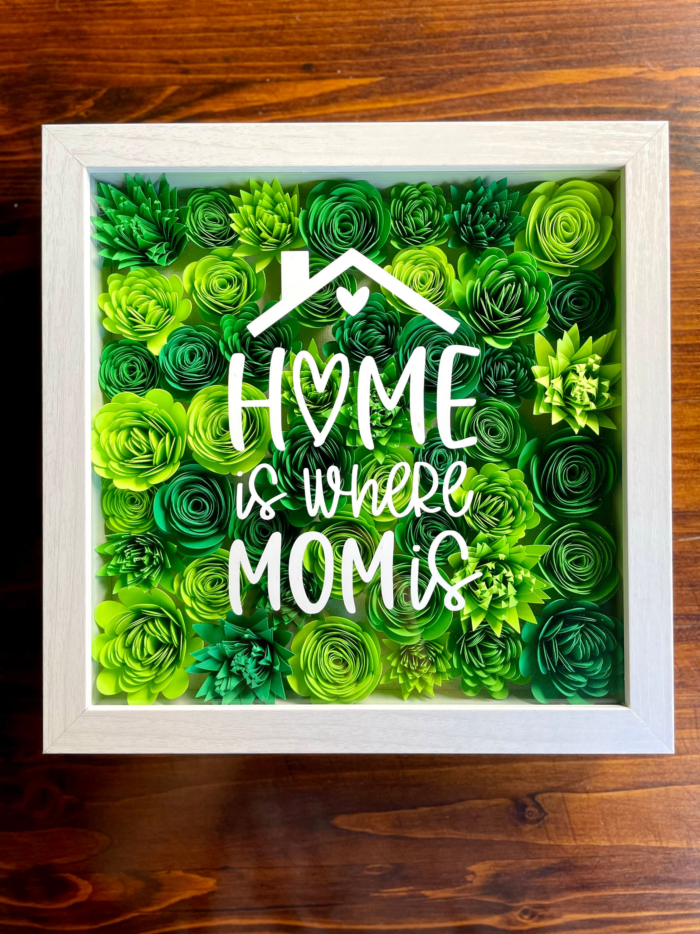 Customizable Flower Shadow Box - Etsy