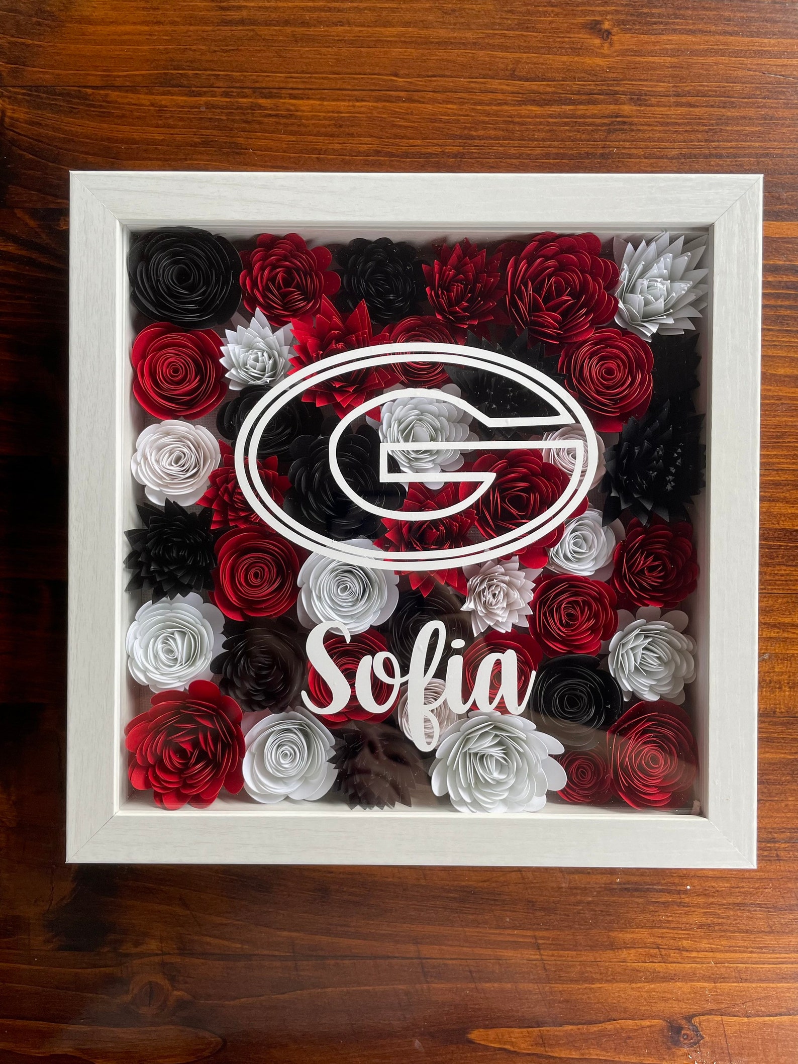 Customizable College Shadow Box - Etsy