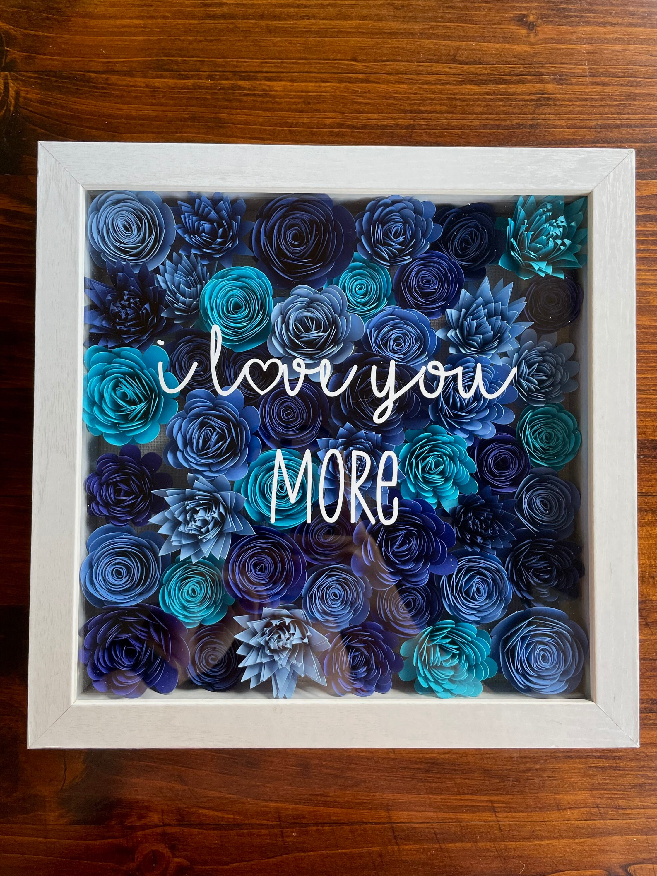 Customizable Flower Shadow Box - Etsy