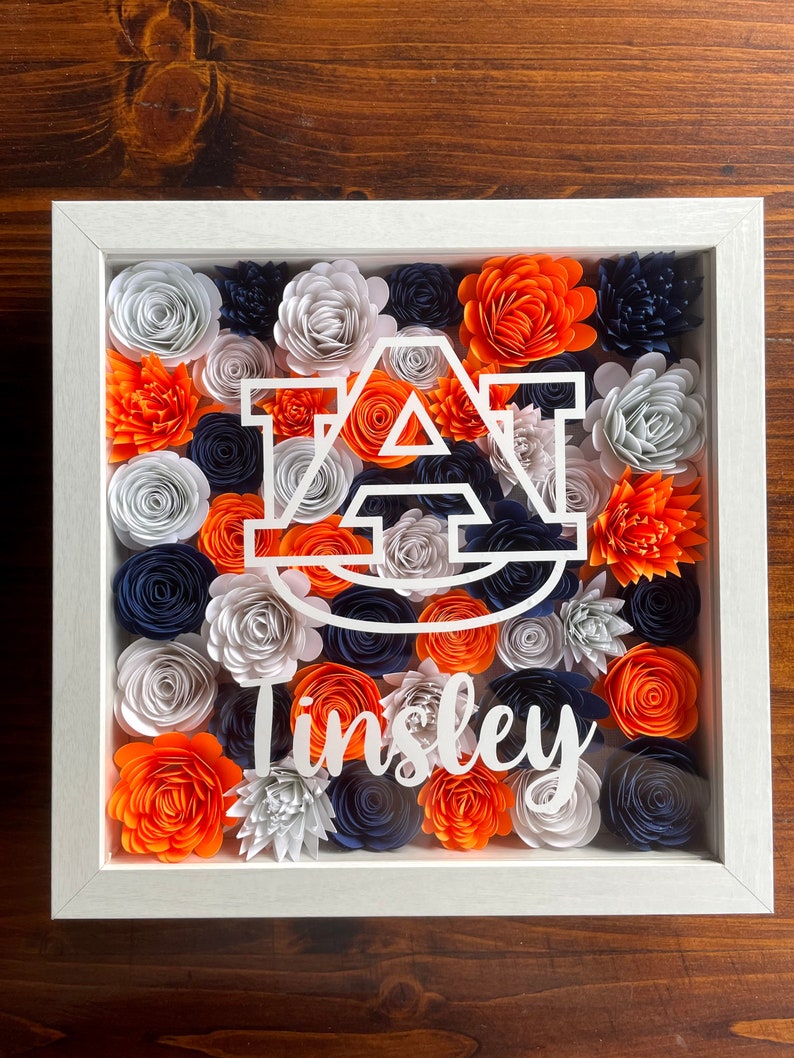 Customizable College Shadow Box - Etsy