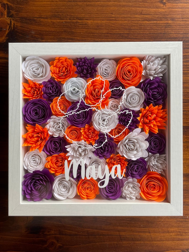 Customizable College Shadow Box - Etsy