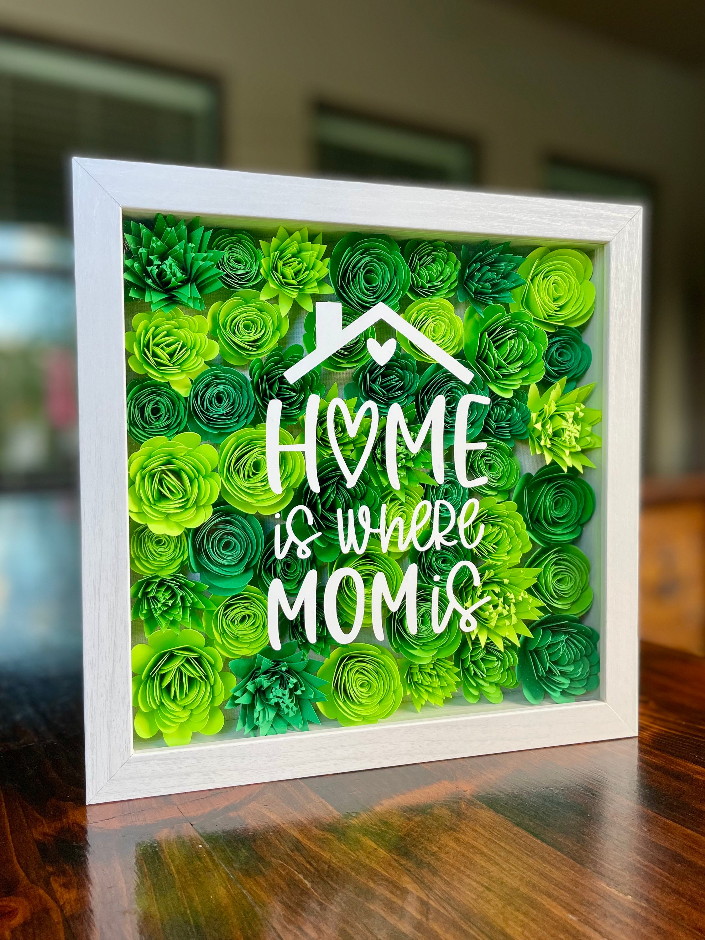 Customizable Flower Shadow Box - Etsy