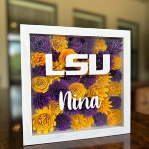 Customizable College Shadow Box - Etsy