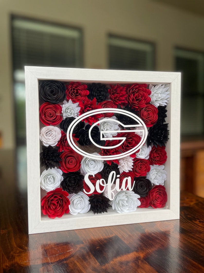 Customizable College Shadow Box - Etsy
