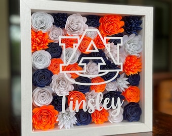 Personalized College Shadow Box L College Graduation Gift College ...