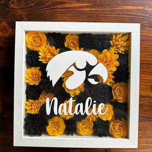 Customizable College Shadow Box - Etsy
