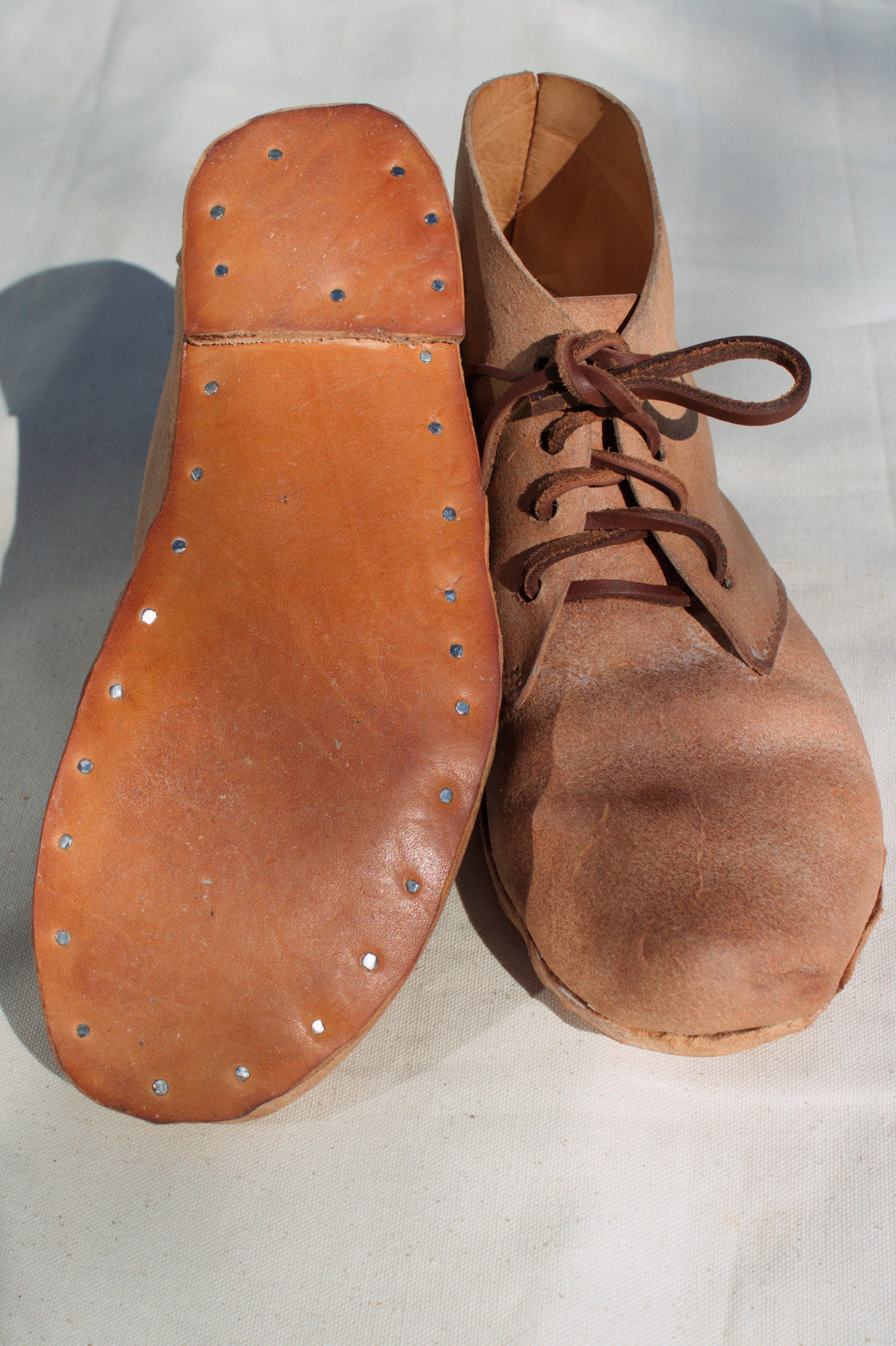 Handmade Leather Brogan Shoes - Etsy