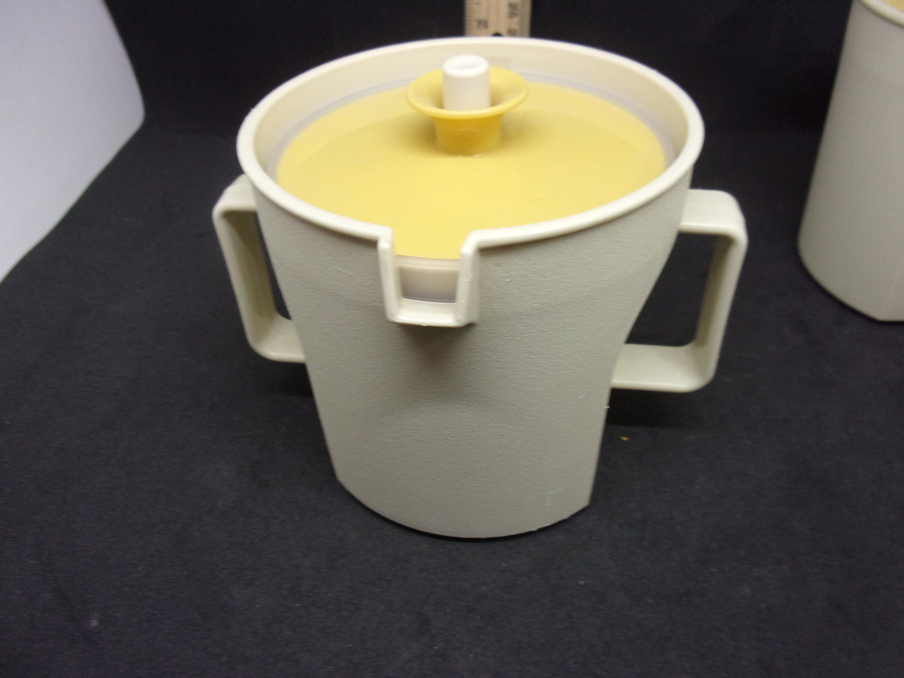 Tupperware Cream & Sugar Pitcher Style Push Button Lid - Etsy