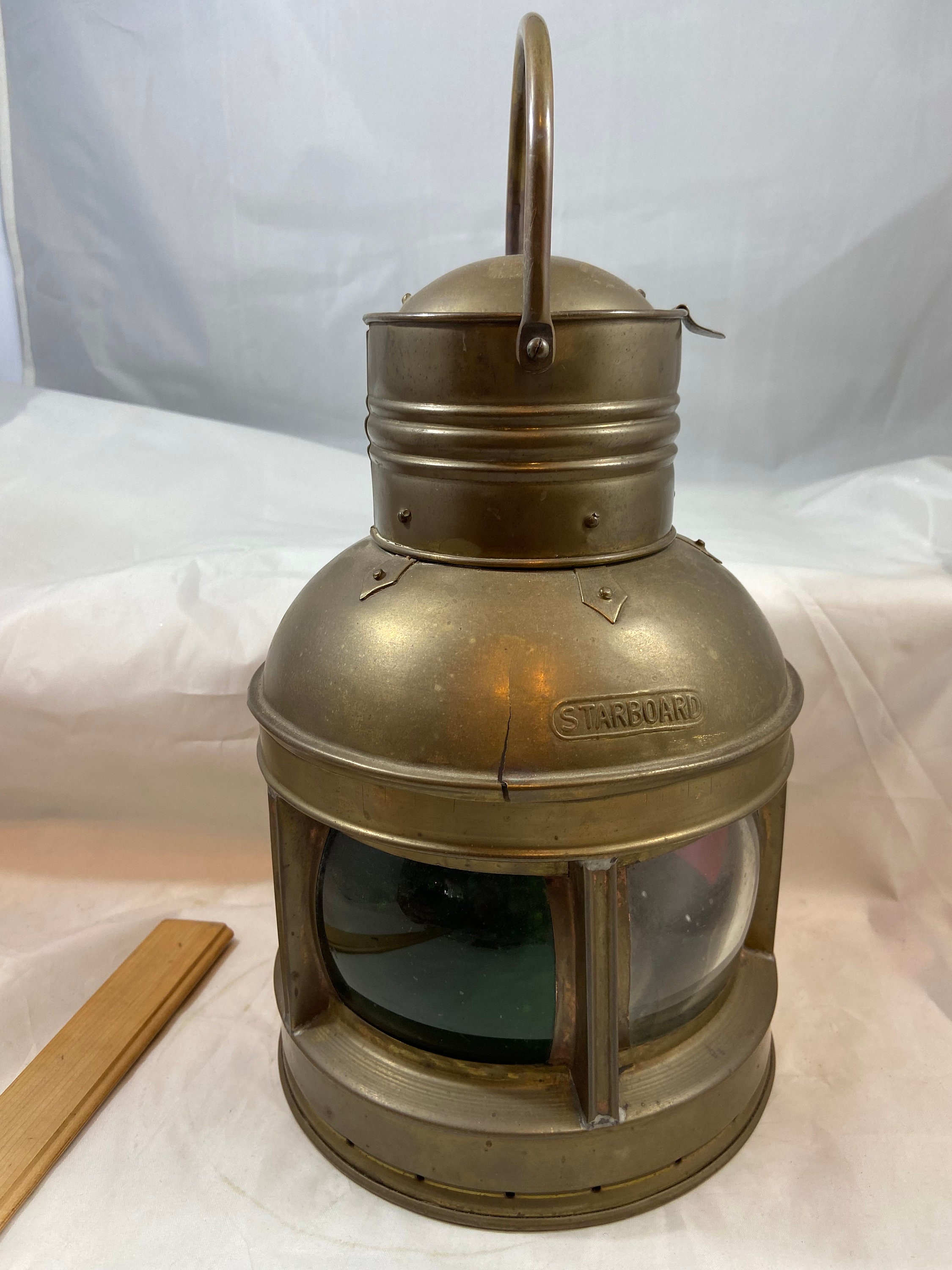 Vintage Brass Starboard & Port Nautical Lantern 5 Sided - Etsy