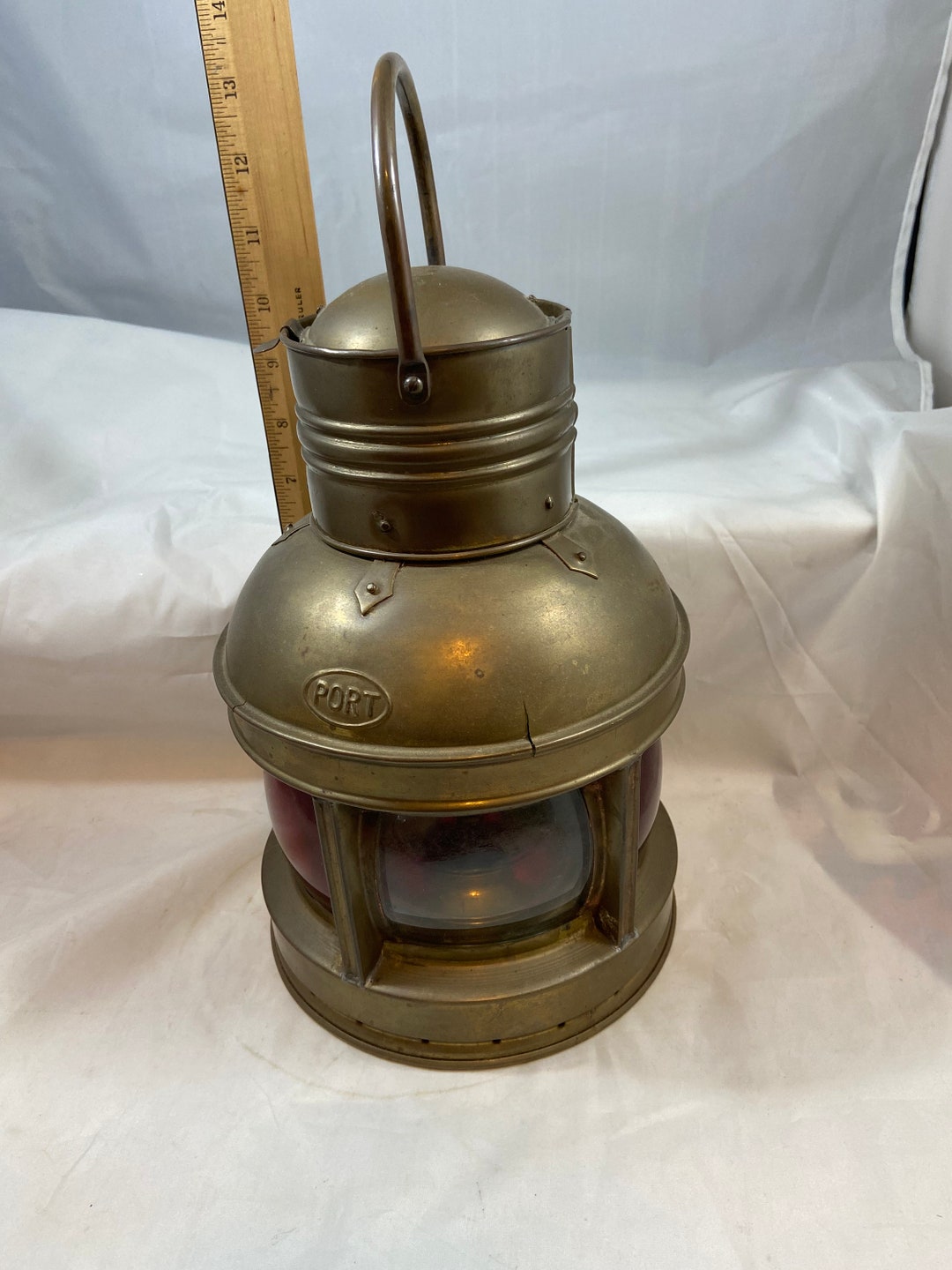 Vintage Brass Starboard & Port Nautical Lantern 5 Sided - Etsy
