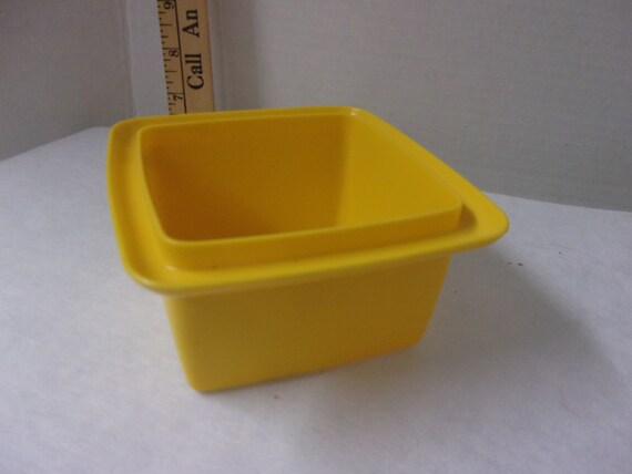 Tupperware Jam Container Yellow - Etsy