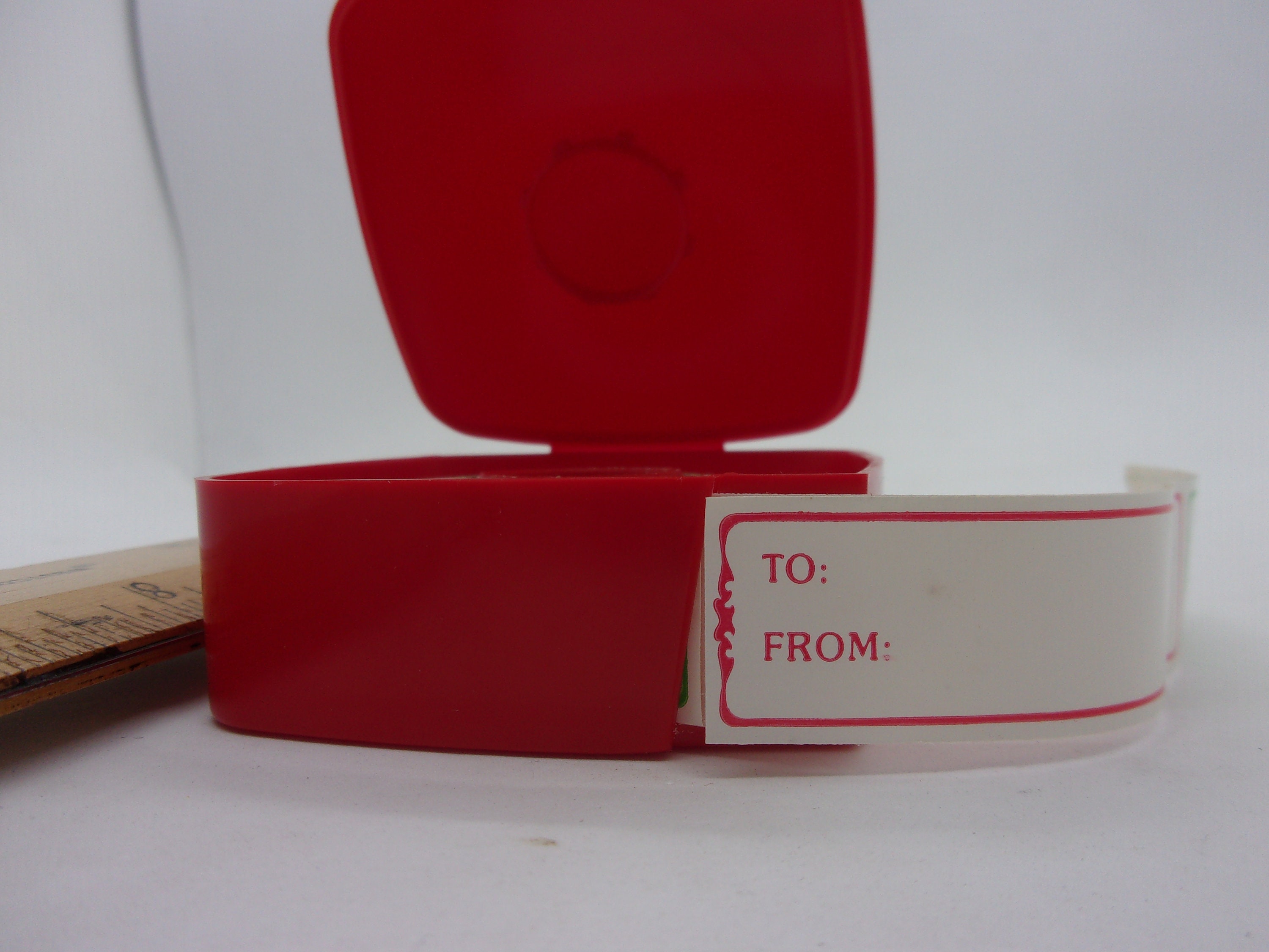 Vintage Tupperware Label Dispenser - Etsy