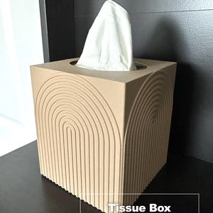 Modern Pattern Tissue Box Holder | Minimalist Decorative Tissue Box ...