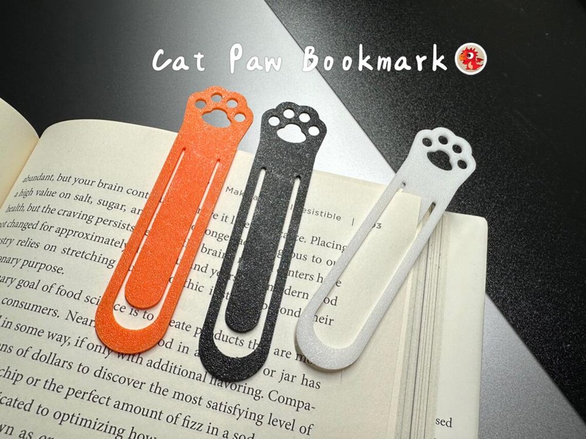 Cat Paw Bookmark | Purrfect Gift for Book Lovers and Cat Enthusiasts ...