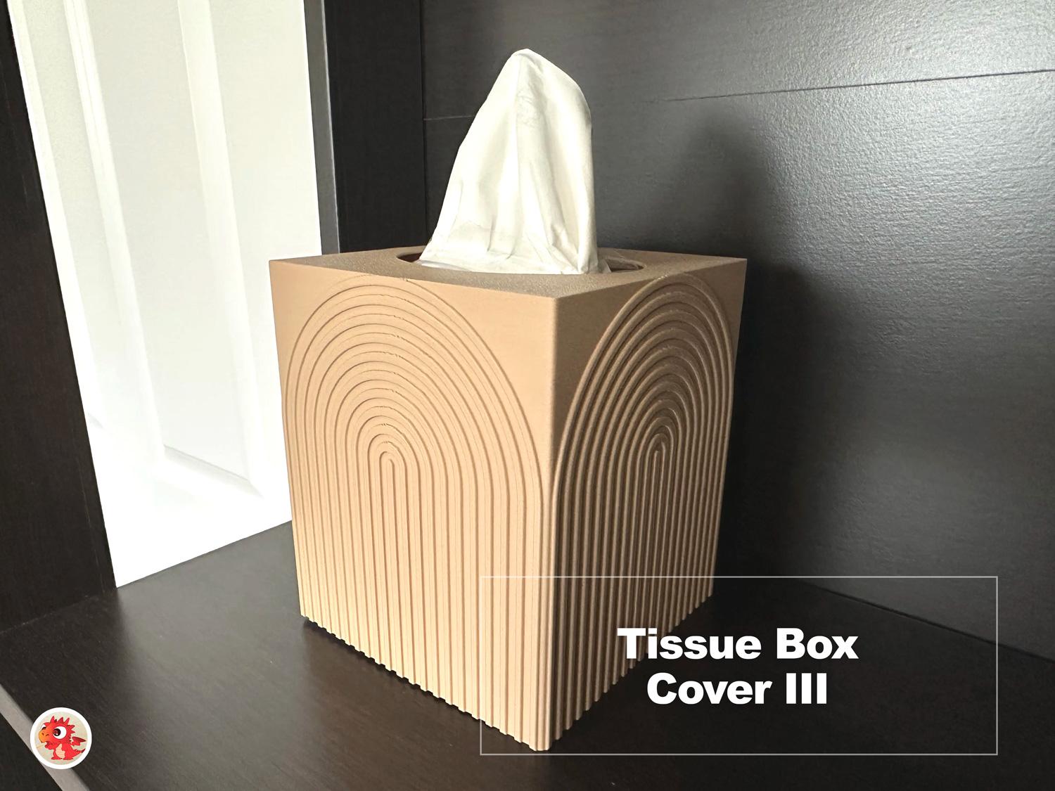 Modern Pattern Tissue Box Holder Minimalist Decorative Tissue Box Cover ...