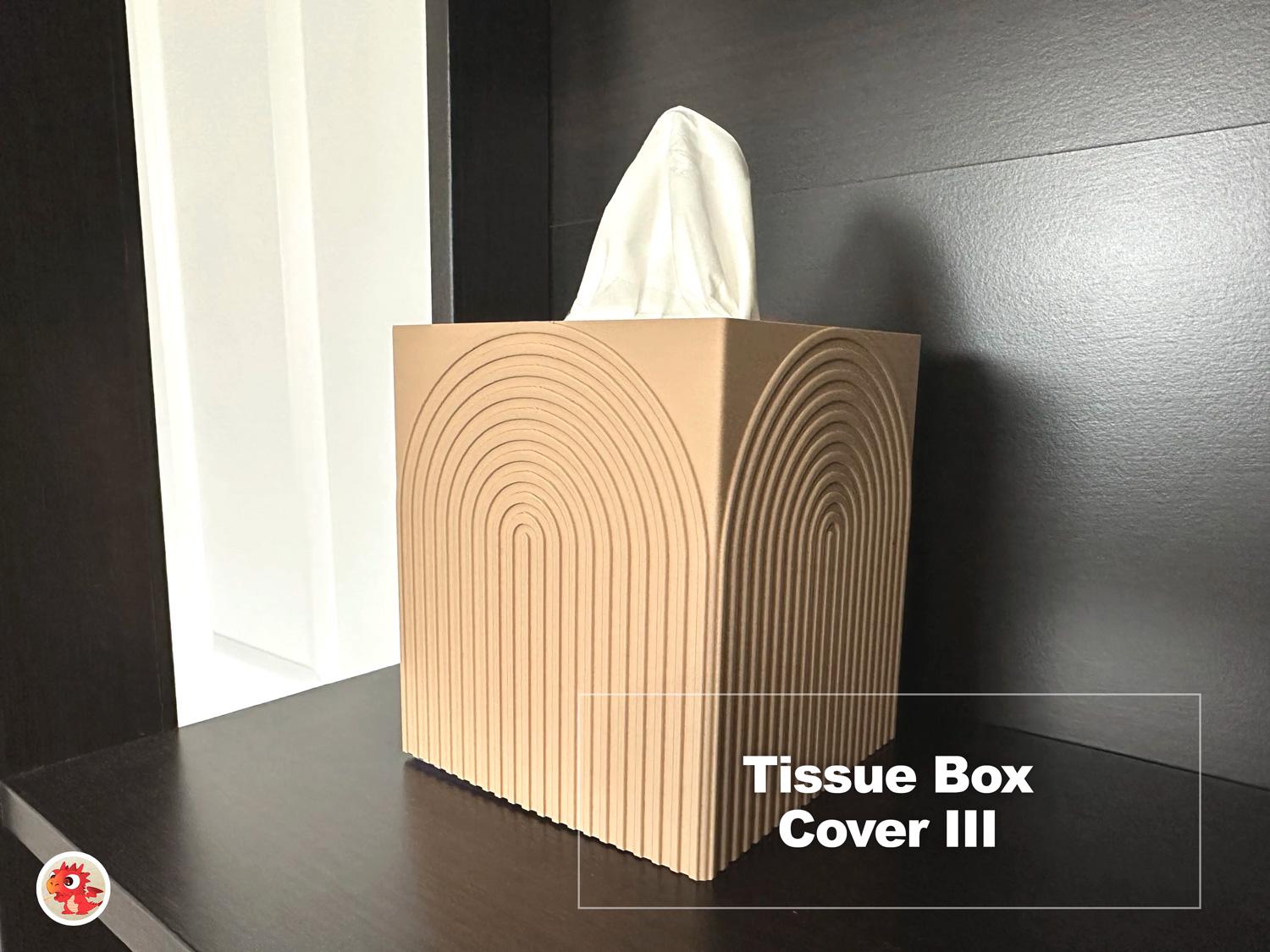 Modern Pattern Tissue Box Holder Minimalist Decorative Tissue Box Cover ...