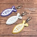 Ichthys Jesus Fish Keychain | Christian Keyring | Religious Gift ...