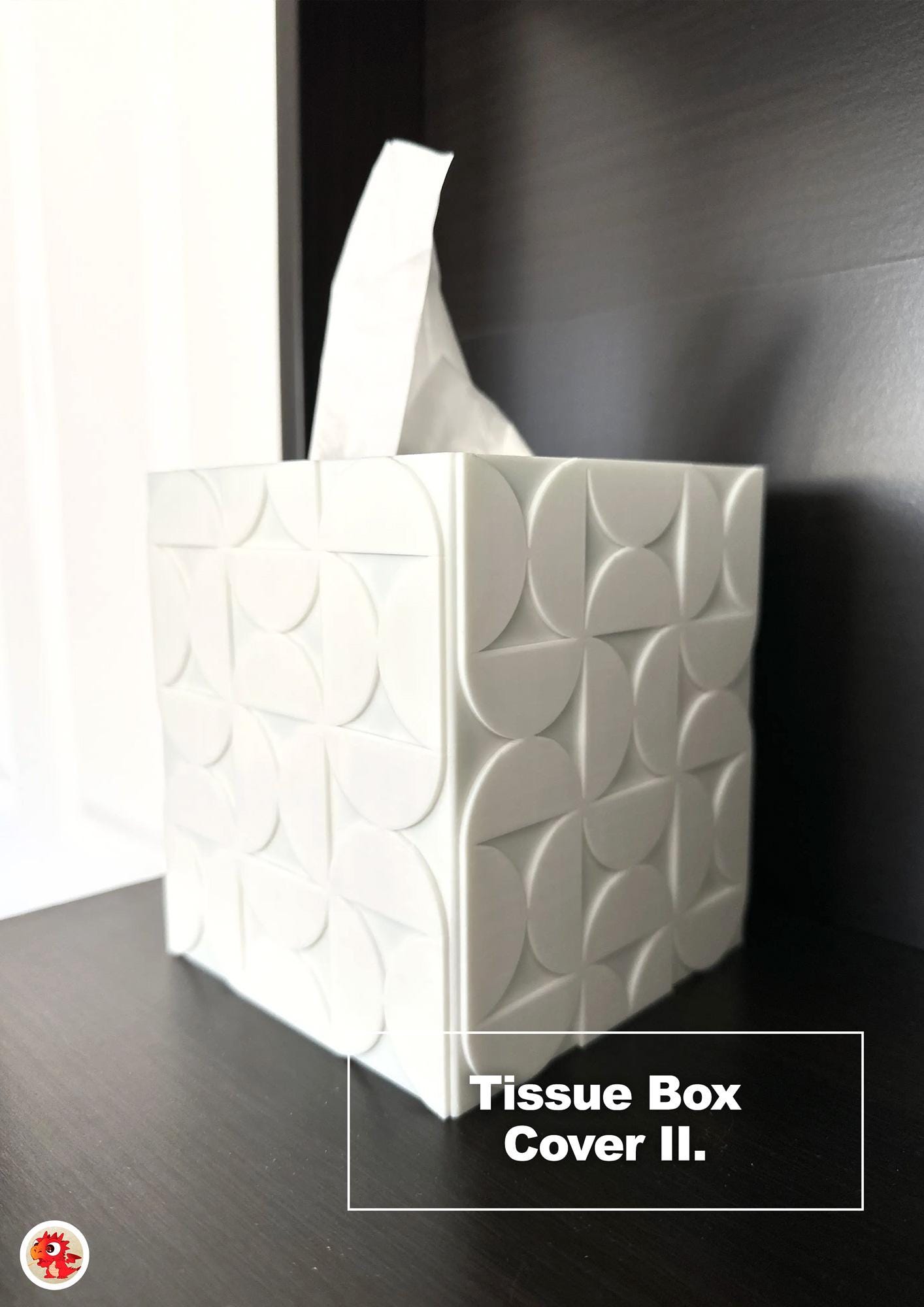 Modern Pattern Tissue Box Holder Minimalist Decorative Tissue Box Cover ...