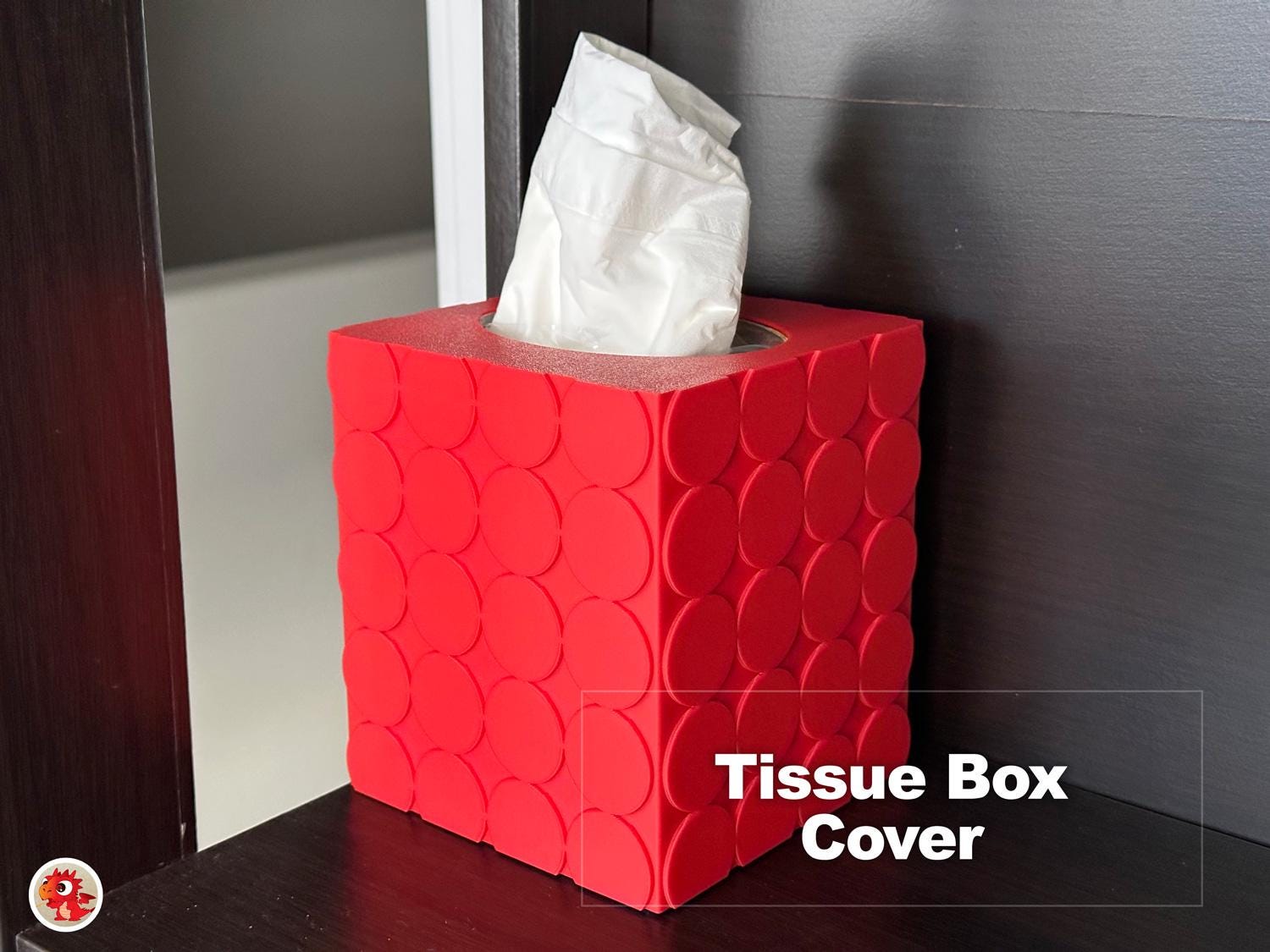 Modern Pattern Tissue Box Holder Minimalist Decorative Tissue Box Cover ...
