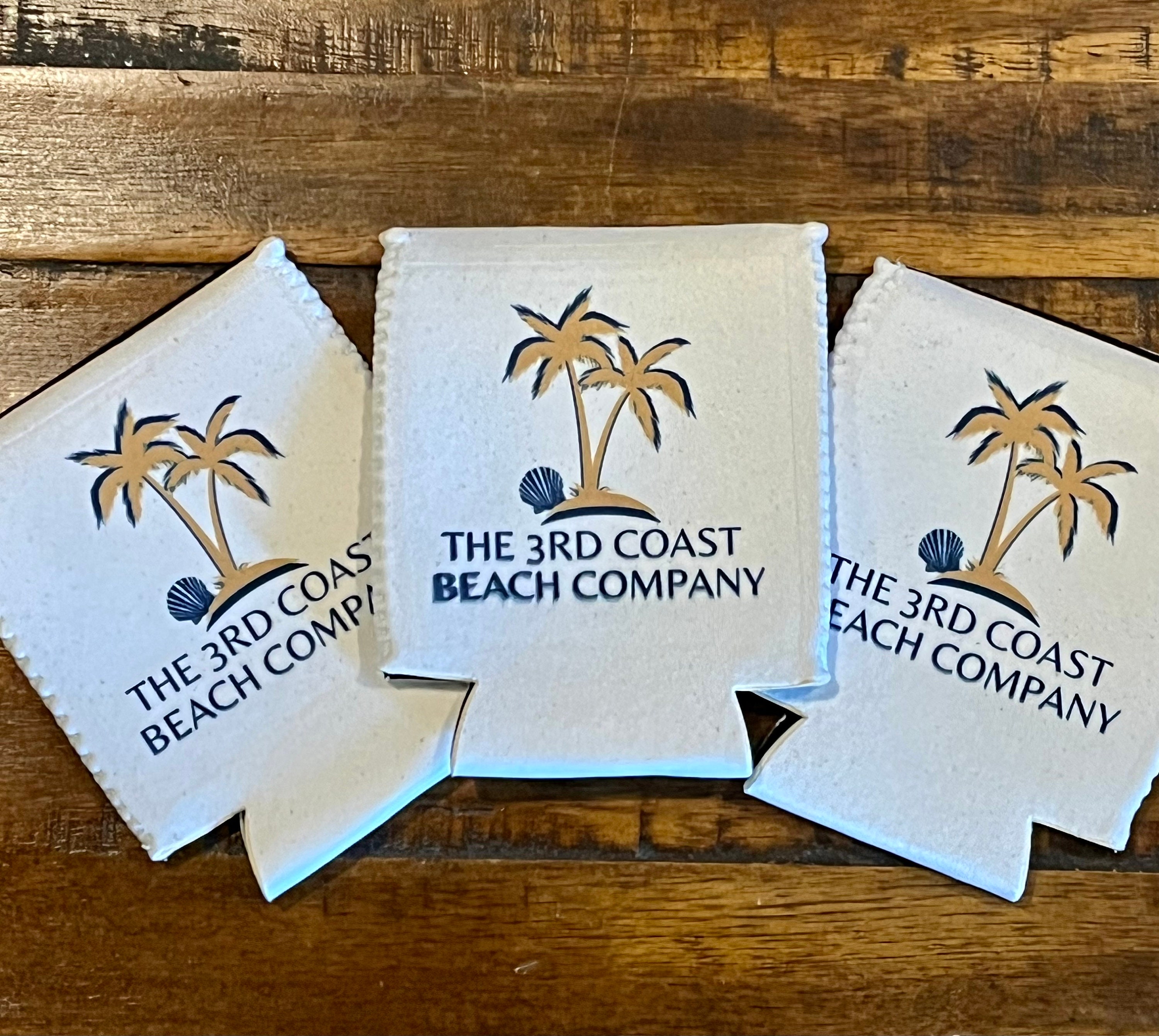The 3rd Coast Beach Company Logo Beach Cozies Beer Cozies - Etsy
