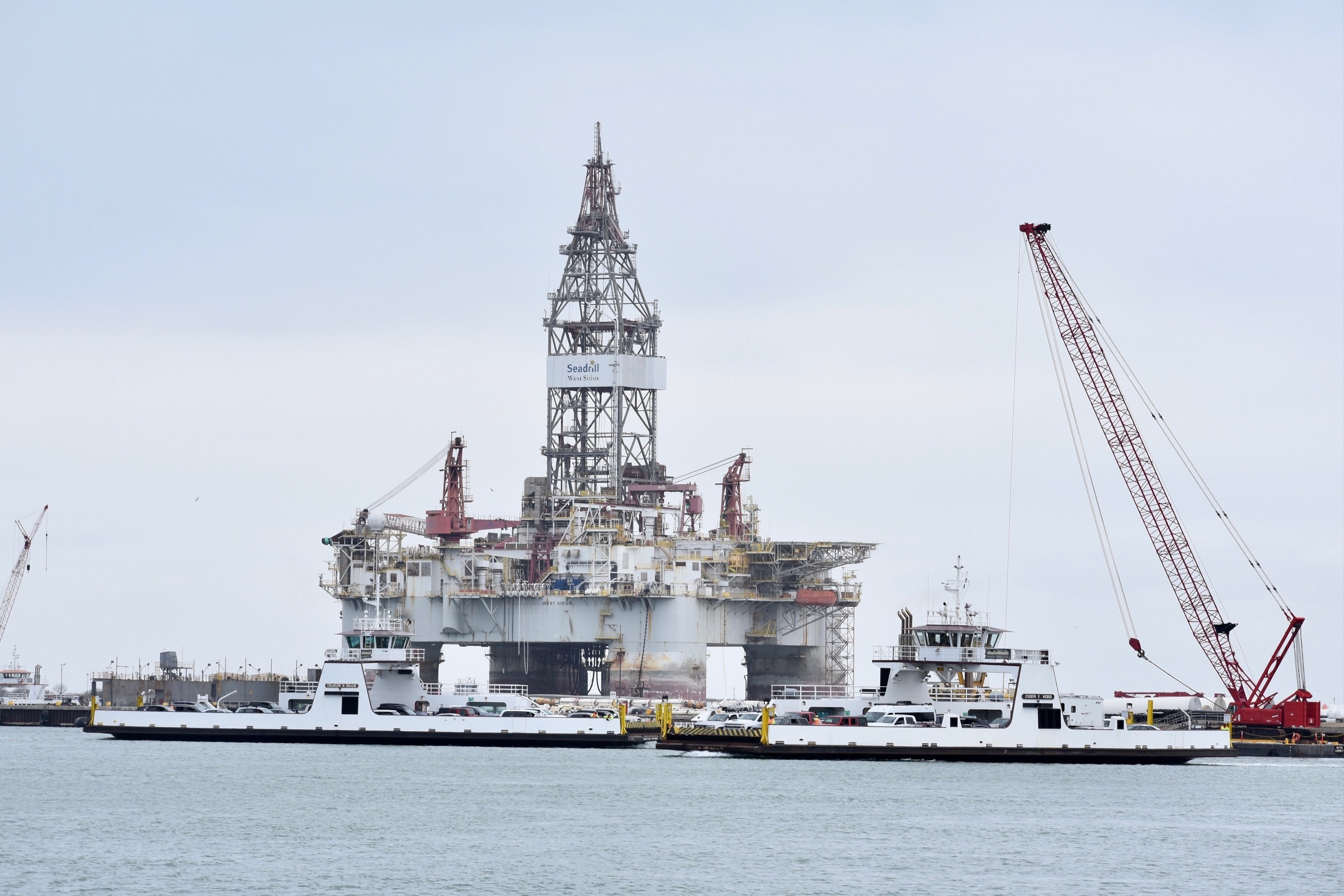 Modern Oil Derrick