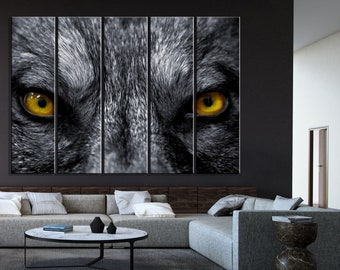 Large Wolf Wall Art | Etsy