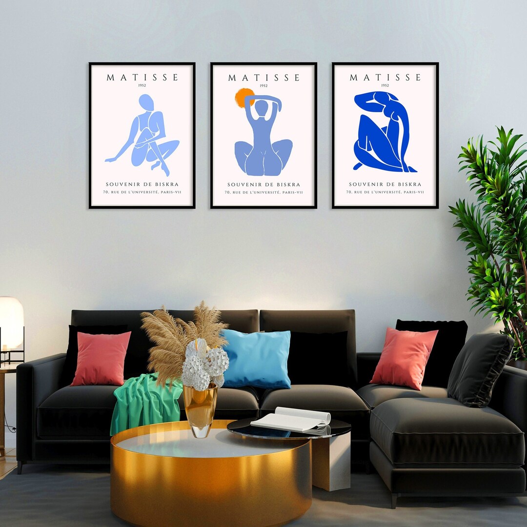 Matisse Print Set of 3, Henri Matisse Poster Art, Abstract Poster ...