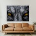 Wolf Eyes Canvas Wall Decor, Animal Art Print, Home and Office Decor ...