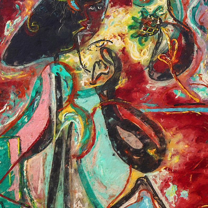 Jackson Pollock Canvas Art, Abstract Wall Print, Home and Living Room ...