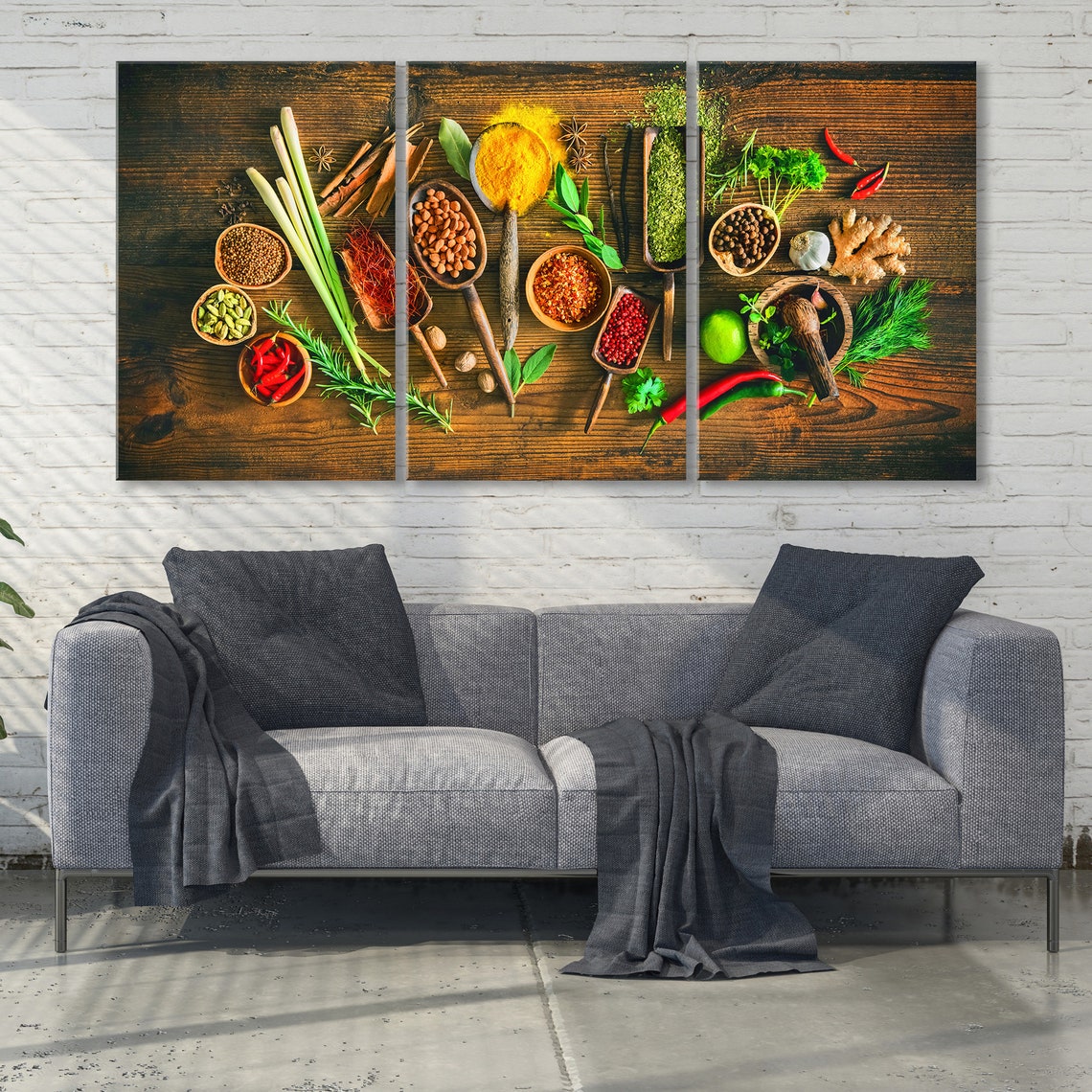 Kitchen Canvas Wall Art Modern Prints Farmhouse Kitchen - Etsy