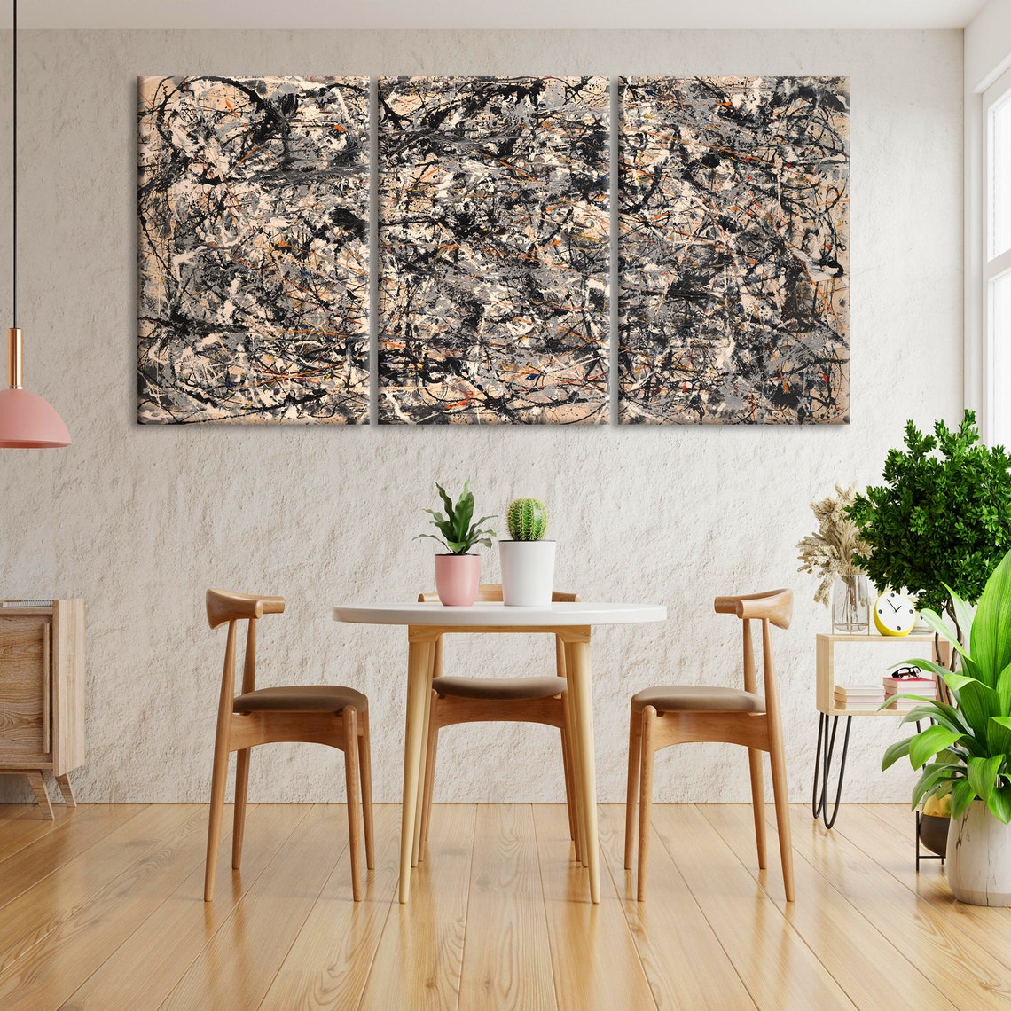 Jackson Pollock Cathedral Wall Art Abstract Canvas Print - Etsy