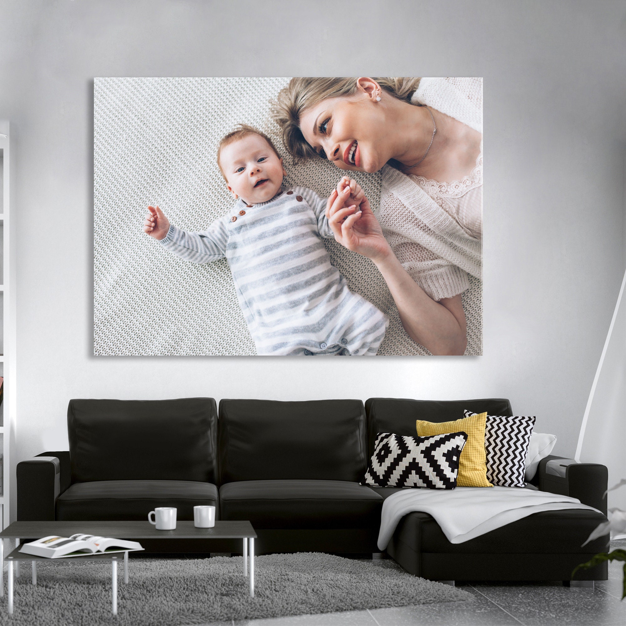 Personalized Canvas Wall Decor, Custom Art Print, Home Decor ...