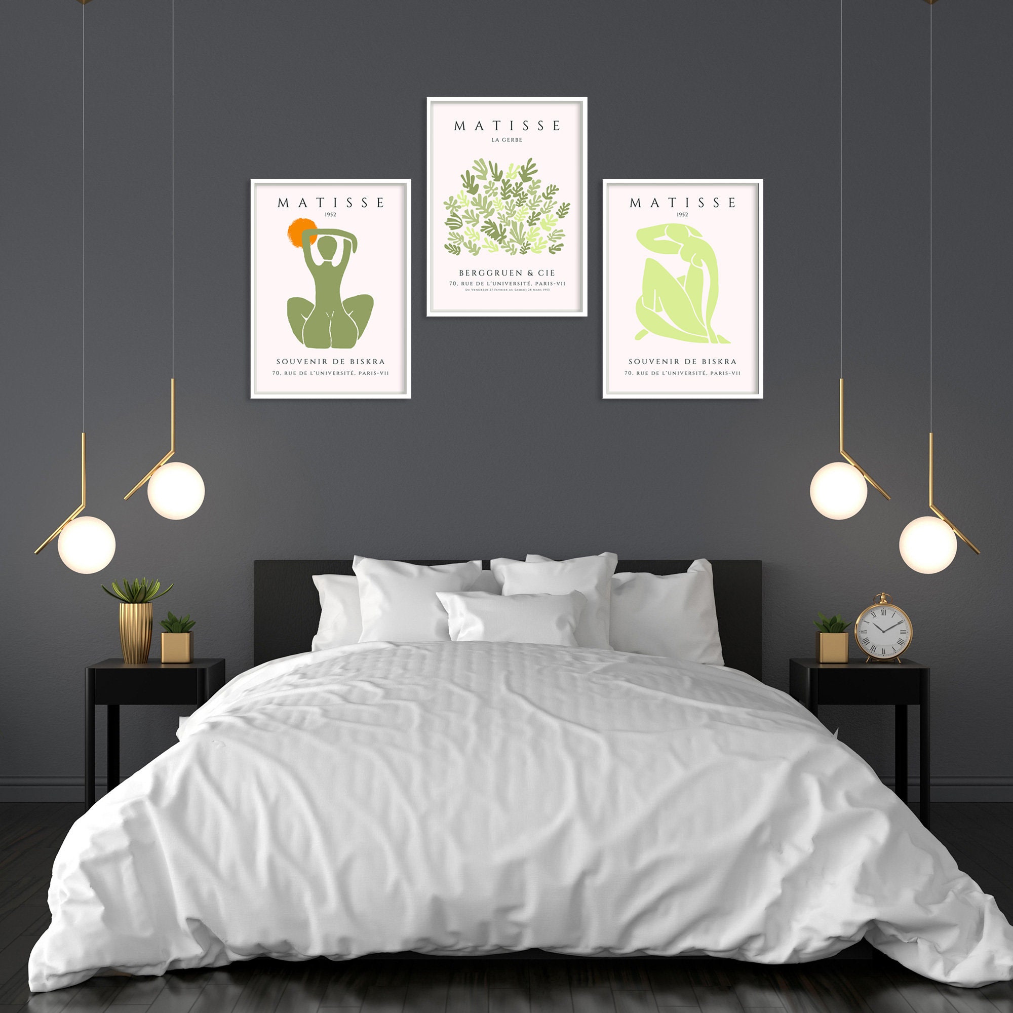 Henri Matisse Poster Art, Matisse Print Set of 3, Wall Art for ...