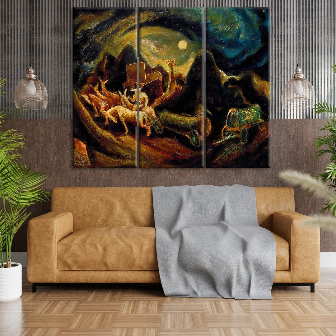 Jackson Pollock Canvas Art, Abstract Wall Print, Home and Living Room ...