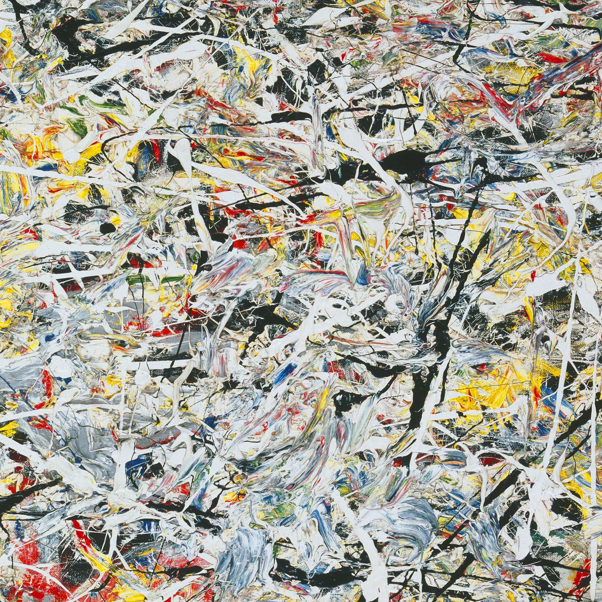Jackson Pollock Canvas Print, Abstract Wall Art, Home and Living Room ...