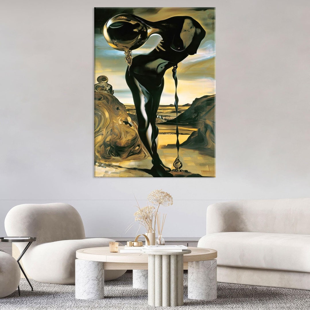 Surreal Art, Style of Salvador Dali Canvas Wall Art Living Room Decor ...