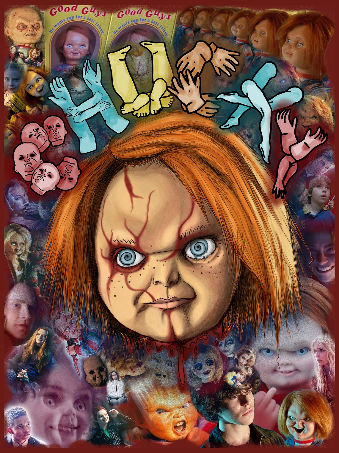 Chucky Poster Sticker - Etsy