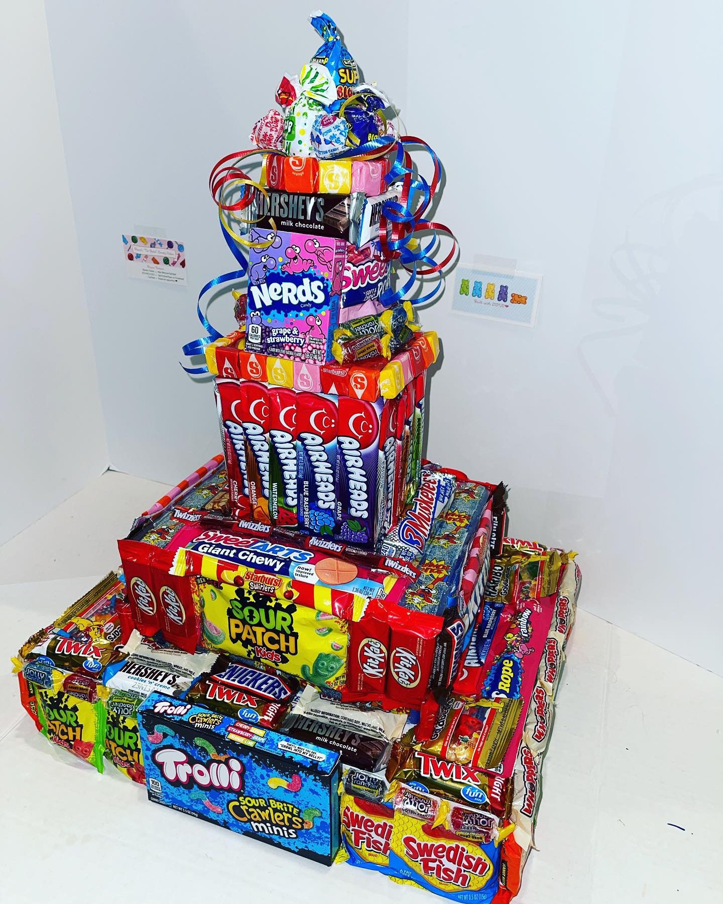 Super large candy cake candy cake candy tower | Etsy