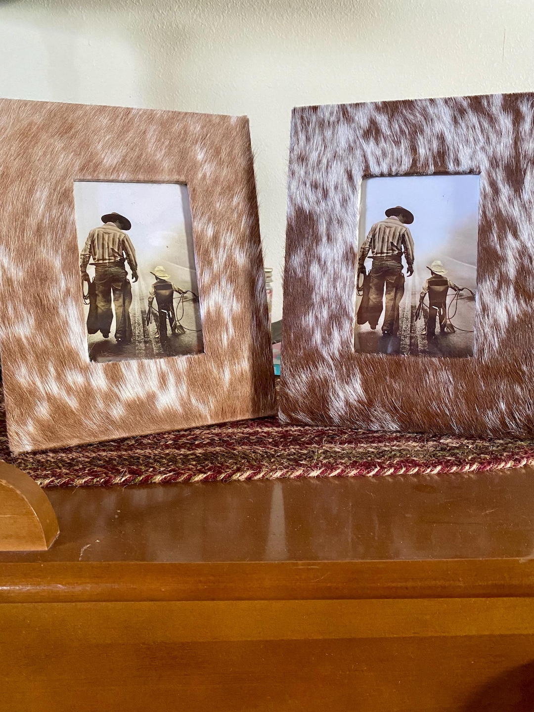 Cowhide Picture Frames, Western Photo Frames, Cowhide Photo Displays ...